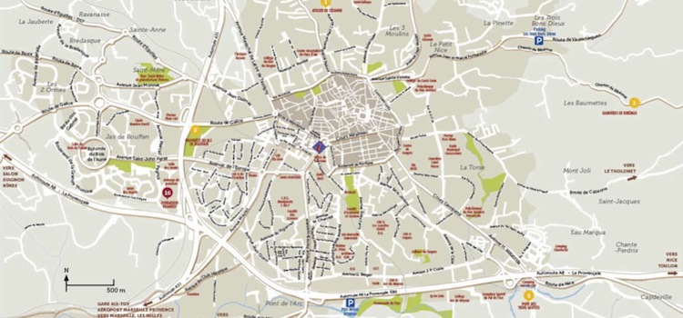 acces_et_plans_01 • Aix en Provence - Office de Tourisme