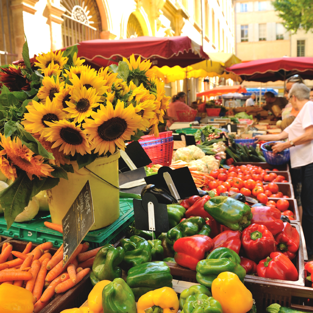 The provencal markets • Shopping to Aix-en-Provence